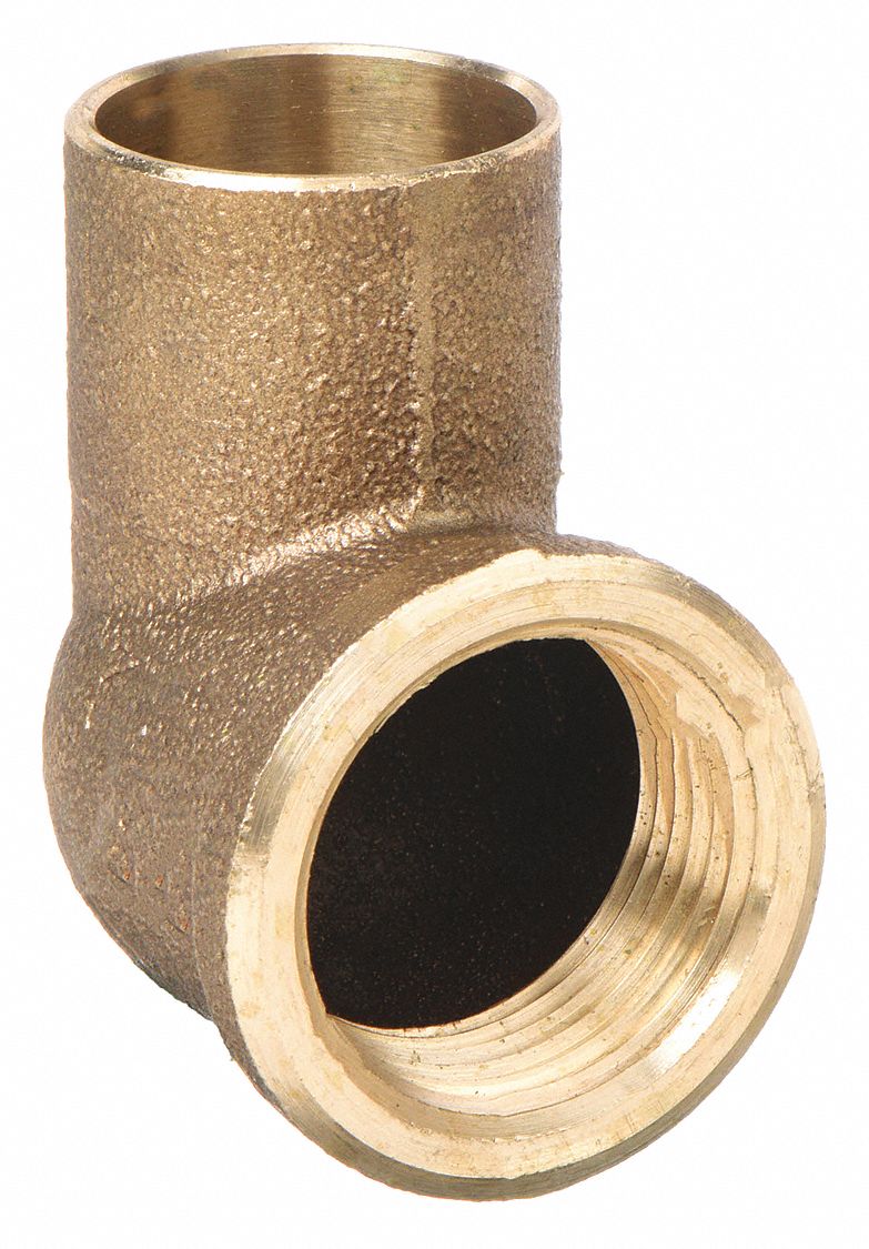 NIBCO, 1 in CTS x 1 in Pipe, Cup x FNPT, Sweat Fitting Elbow - 5EFW2 ...