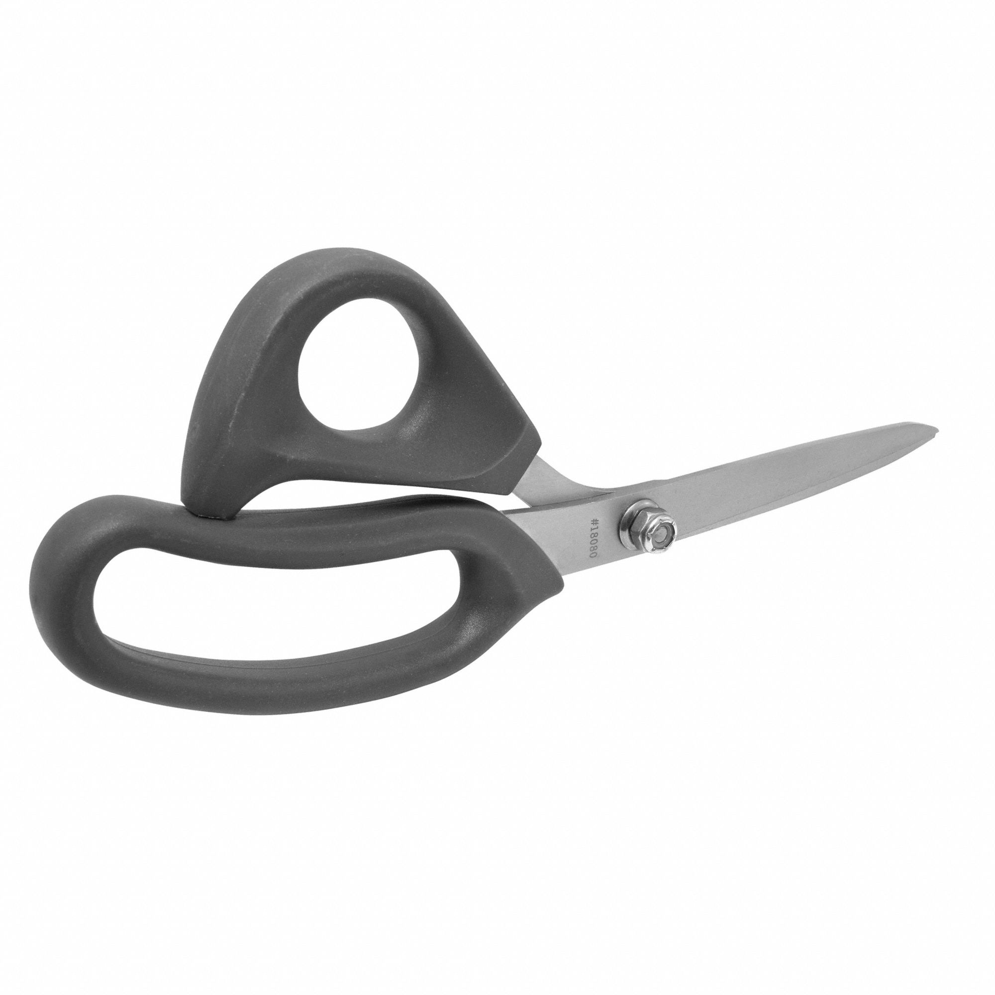 CLAUSS Shop Shears: Ambidextrous, 9 in Overall Lg, Straight, Titanium ...