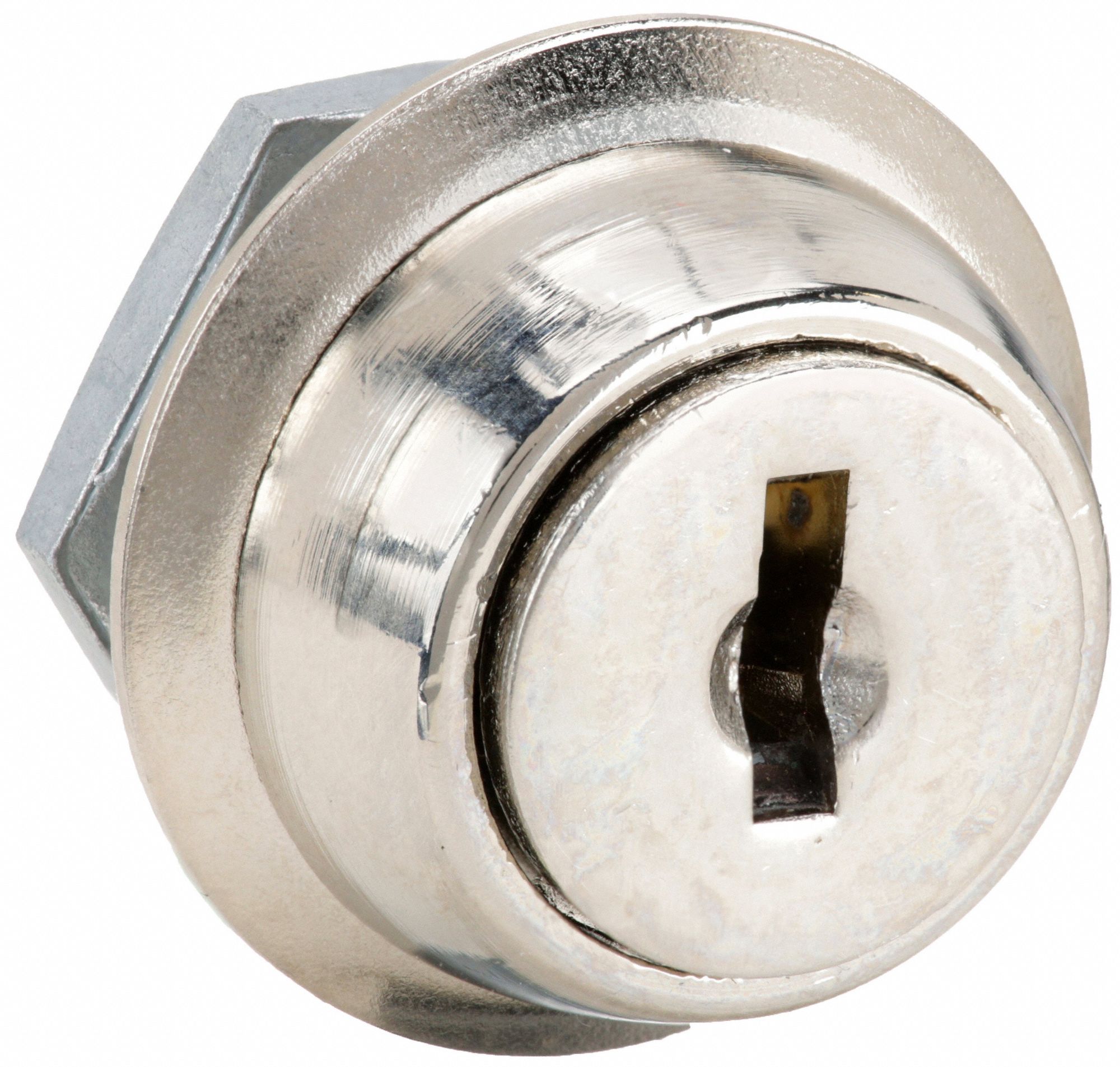 For 7/64 in Material Thick, 3/4 in Mounting Hole Dia., Disc Tumbler ...