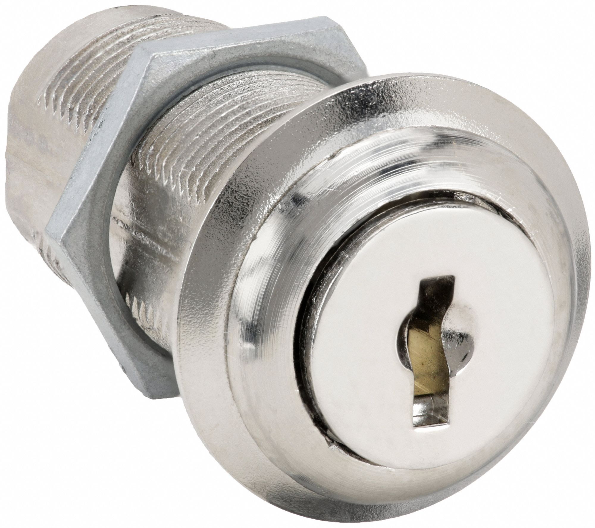 For 1 1/8 in Material Thick, 3/4 in Mounting Hole Dia., Disc Tumbler ...