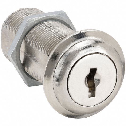 For 1 7/16 in Material Thick, 3/4 in Mounting Hole Dia., Disc Tumbler ...