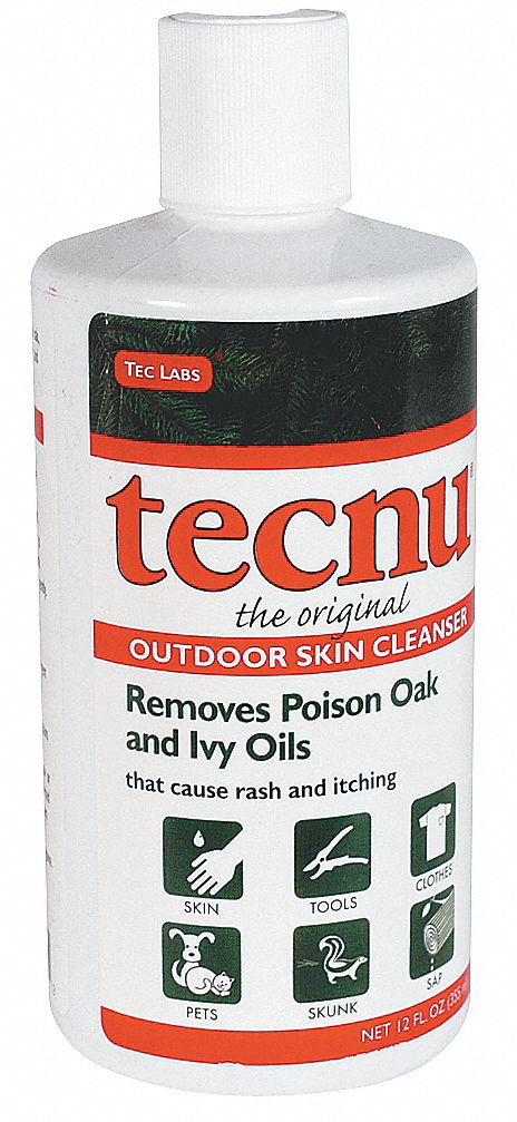 Poison Ivy Cleanser, Liquid Solution, Bottle, 12.000 oz, 12 oz - Grainger