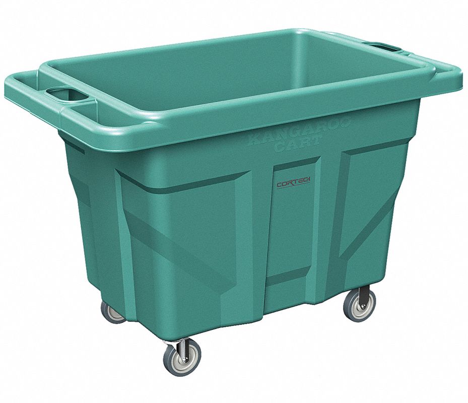 CORTECH Contenedor Cúbico de Doble Asa de 18.6 pies cub., Polietileno ...