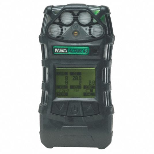 Multi-Gas Detector, 4 Gas, Detects Oxygen, Carbon Monoxide, Hydrogen ...