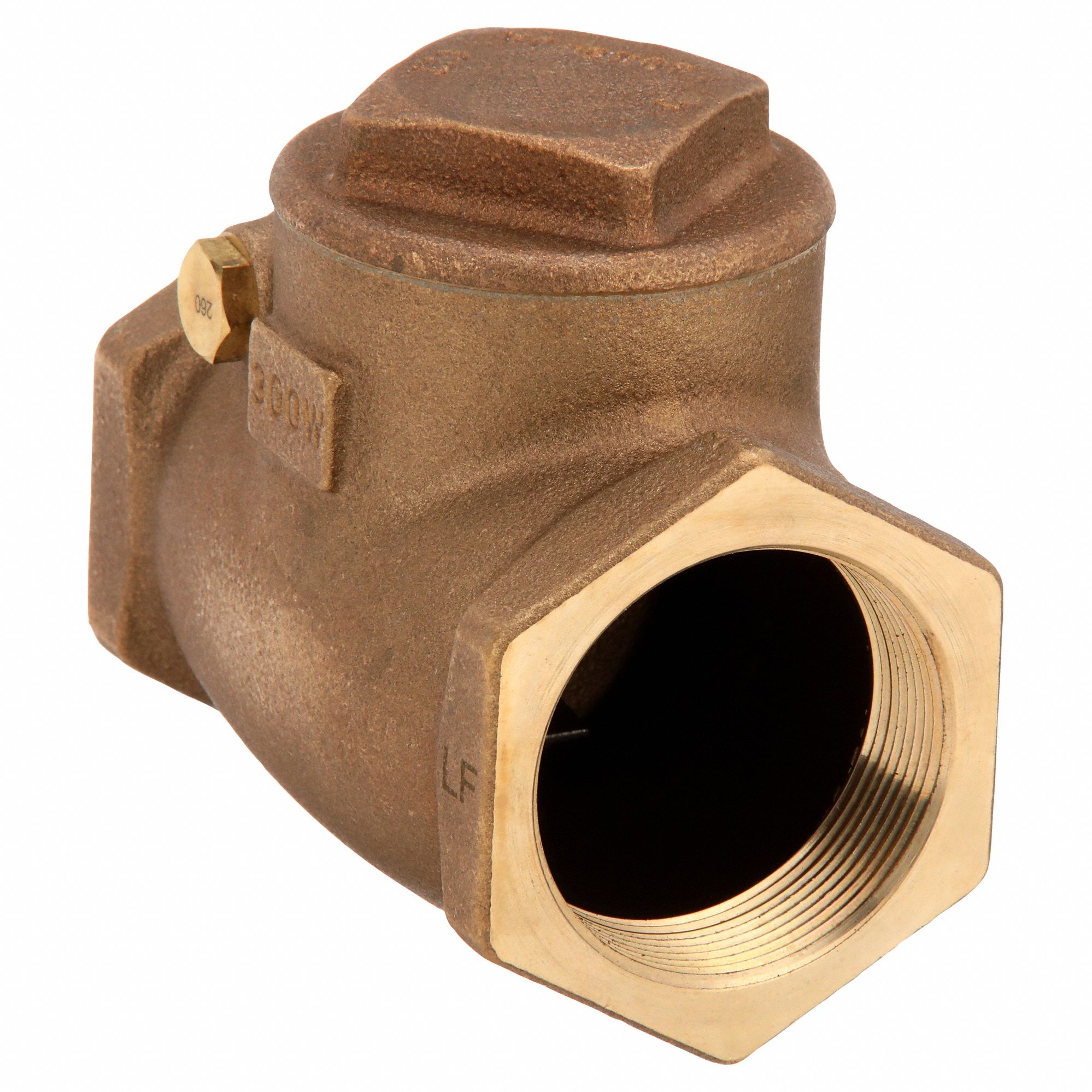 MILWAUKEE VALVE, Swing, Inline Valve Body, Low Lead Swing Check Valve ...