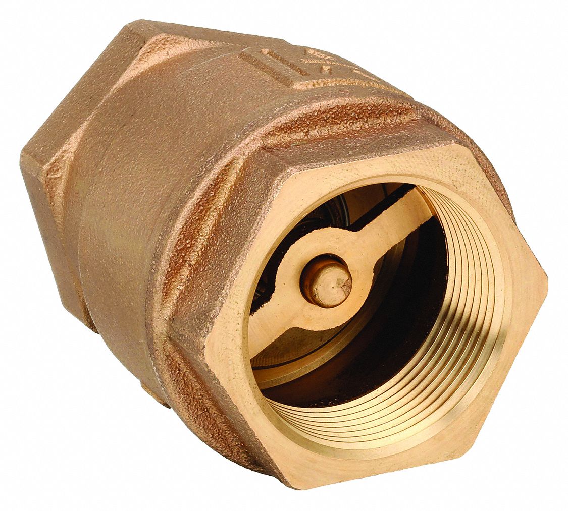 MILWAUKEE VALVE, Single Flow, Inline Spring, Low Lead Spring Check ...