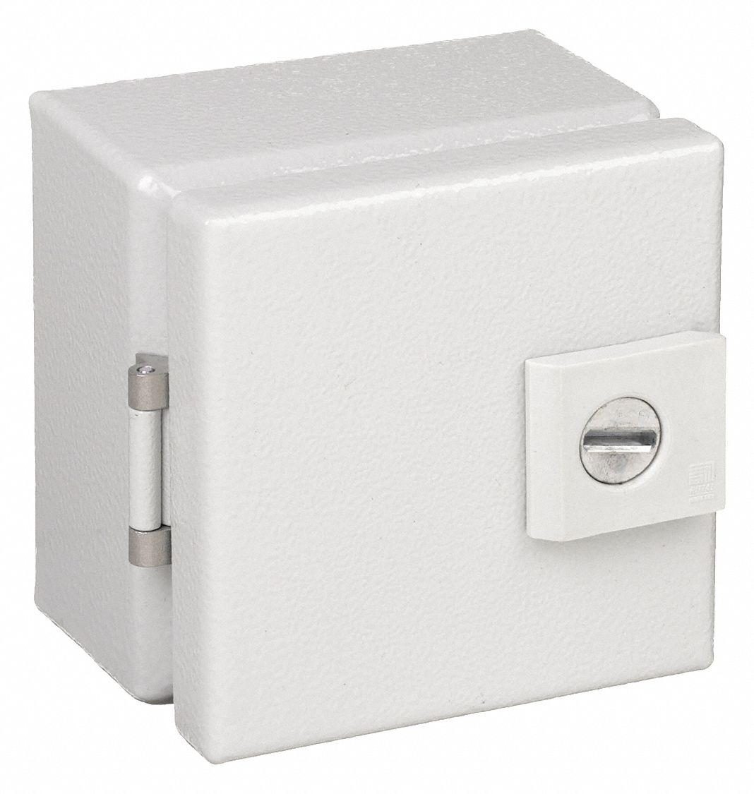 RITTAL, Steel, 3 in x 3 in x 3 in, Enclosure - 5EMZ9|JB040403HC - Grainger