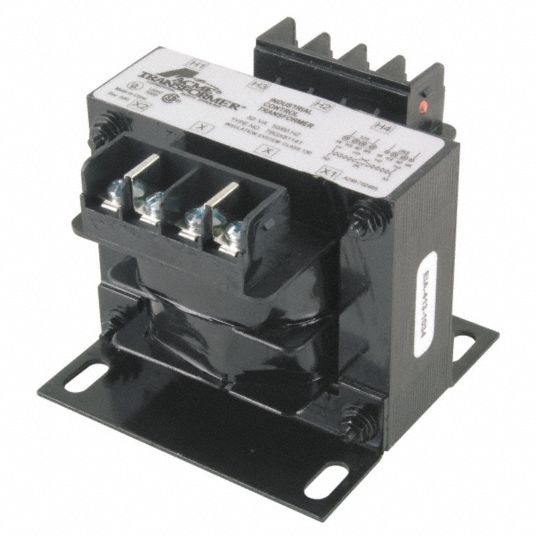 Control Transformer, 120 V AC, 240 V AC, 24 V AC, 500 VA - Grainger