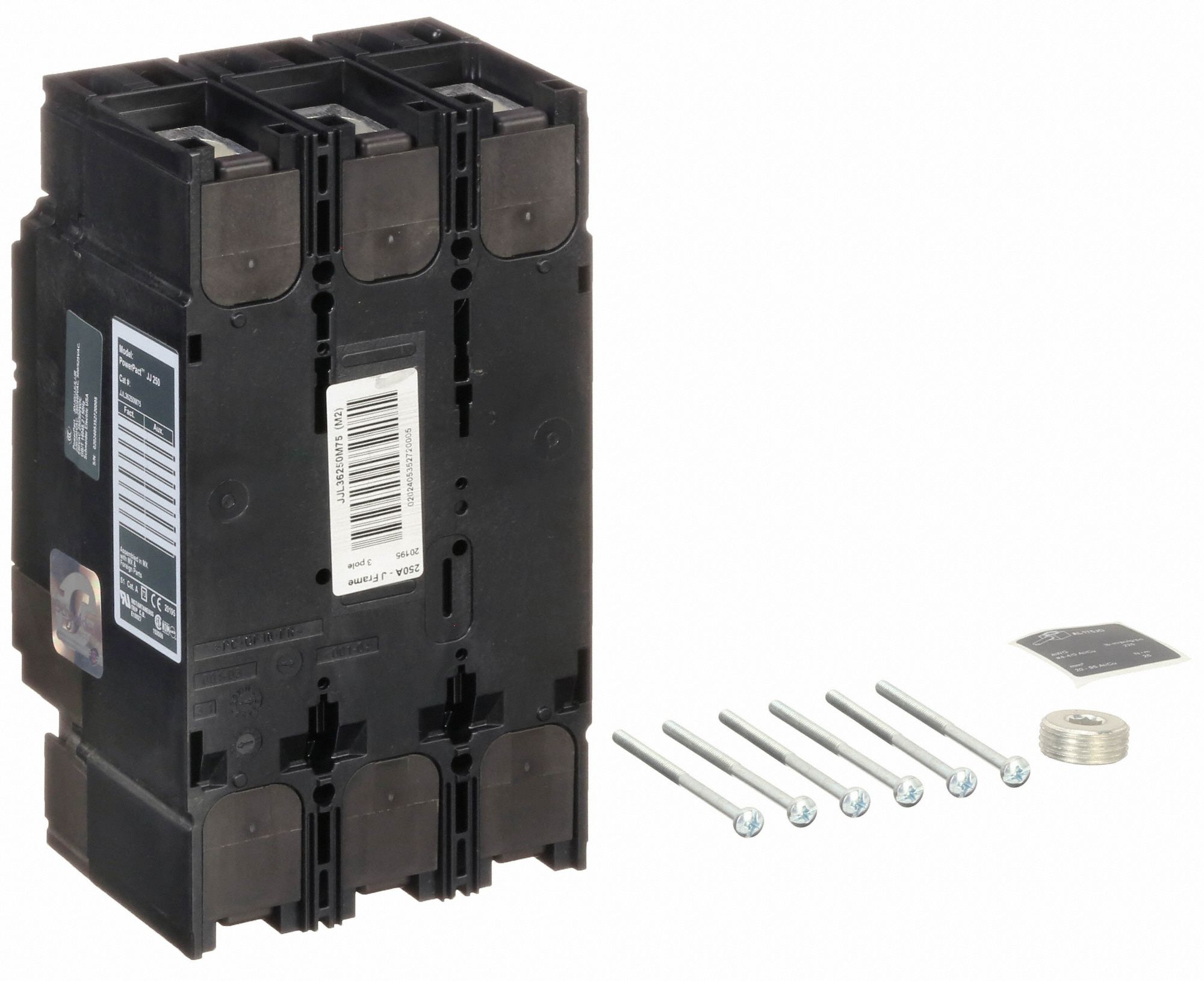 SQUARE D Molded Case Circuit Breaker: 250 A Amps, 100kA at 240V AC ...