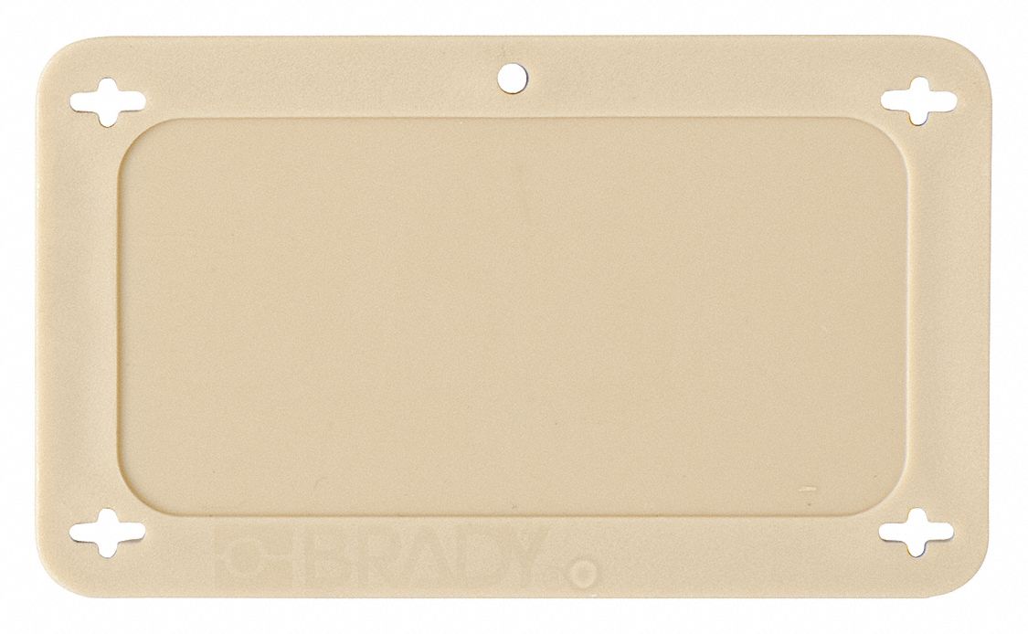 BRADY, Plastic, Tan, Blank Tag - 5EPC1|87712 - Grainger