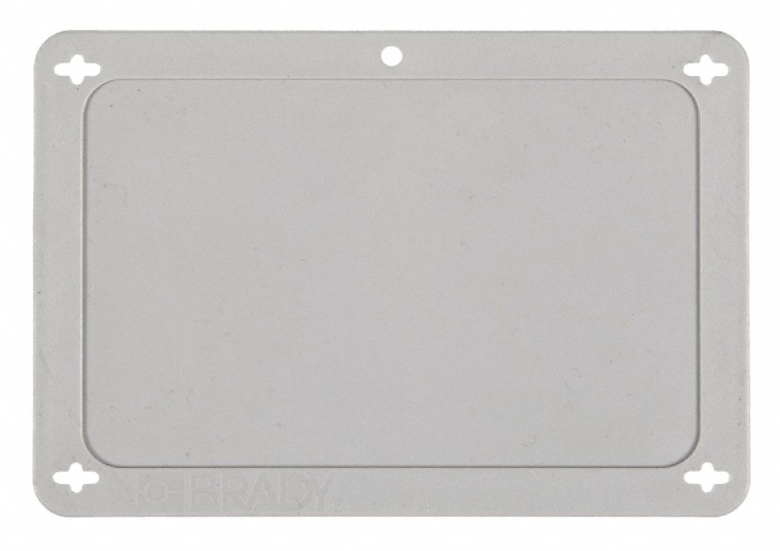 BRADY BLANK TAG,2-1/2 X 4 IN,GRA,PLSTC - Valve Tags - WWG5EPC4 | 87699 ...