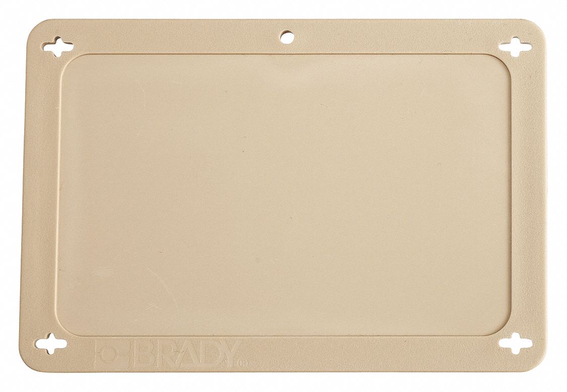 BRADY, Plastic, Tan, Blank Tag - 5EPC6|87713 - Grainger