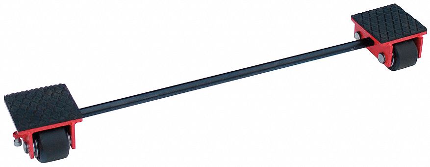 Back Steerman Machine Roller, 5510 lb Load Capacity - Grainger