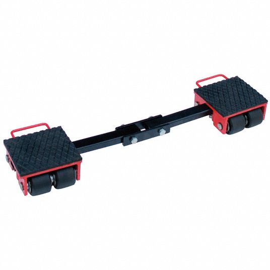 DAYTON, 11,000 lb Load Capacity, 4 1/4 in Deck Ht, Back Steerman ...