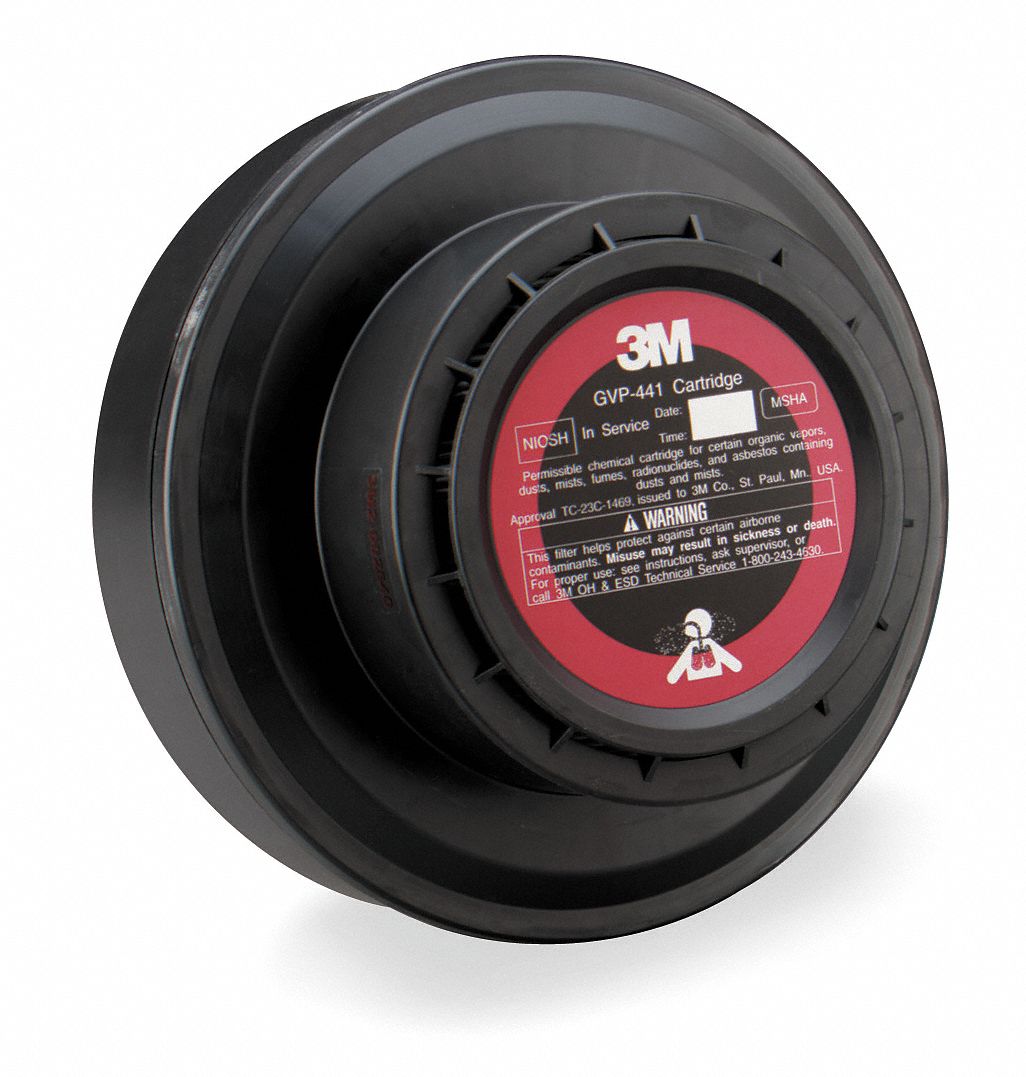 3M Combination Cartridge/Filter, NIOSH Rating HEPA, Organic Vapor (OV ...