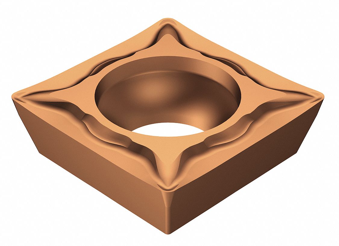 SANDVIK COROMANT, 0.500 in Inscribed Circle, Neutral, Turning Insert ...