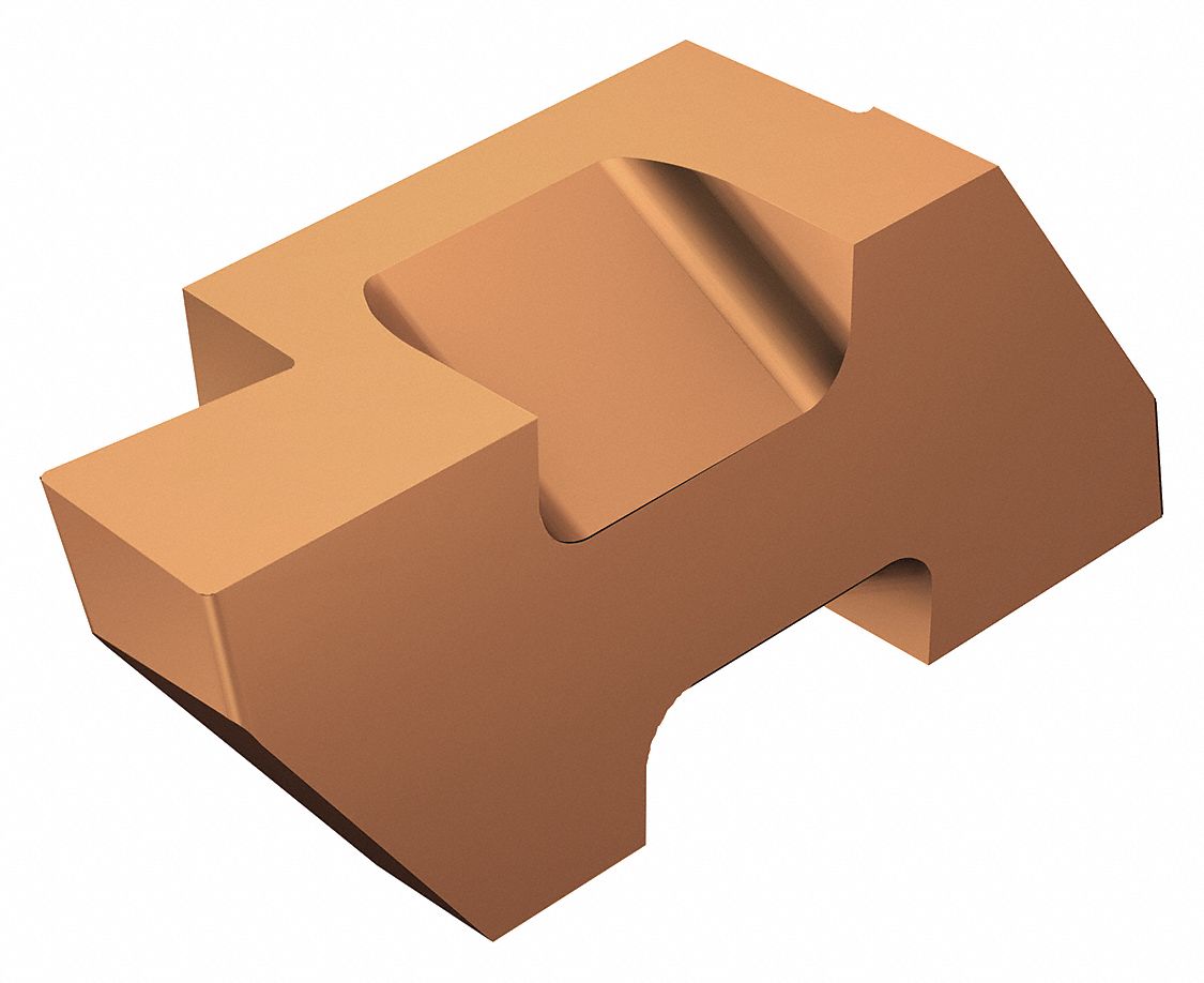 SANDVIK COROMANT, Right Hand, 0.008 in Corner Radius, Grooving Insert ...