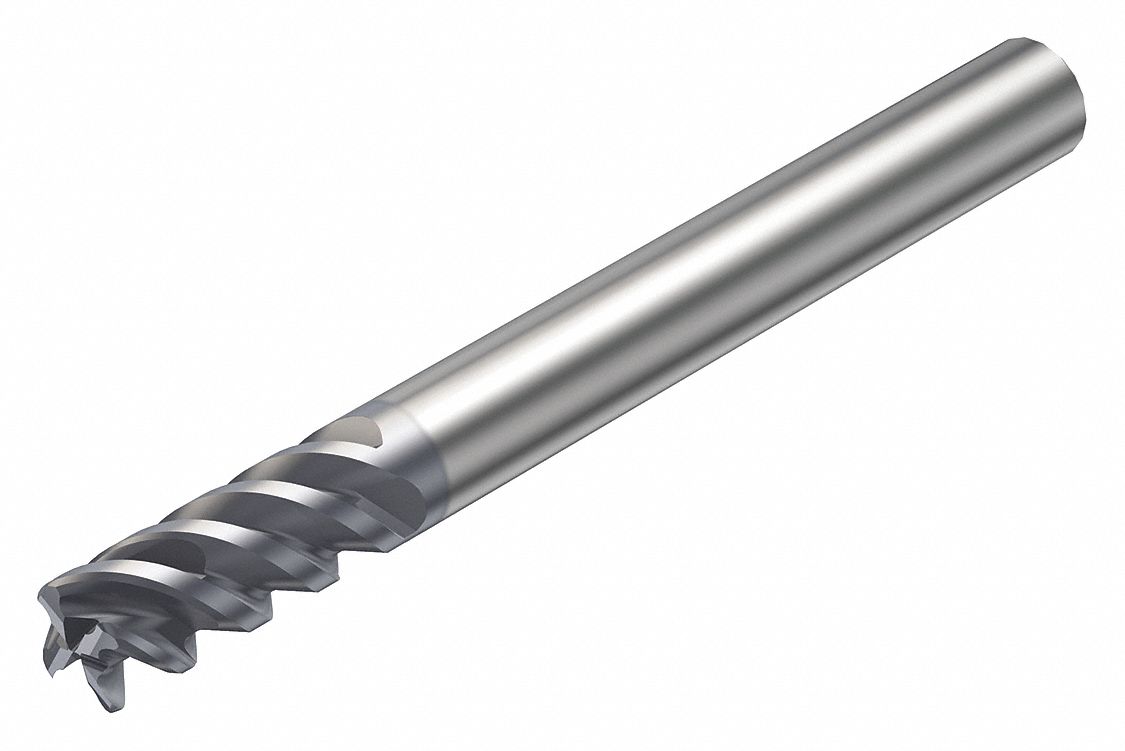 SANDVIK COROMANT, TiAlN Coated, 3 Flute, Square End Mill - 5FHD9|R216 ...