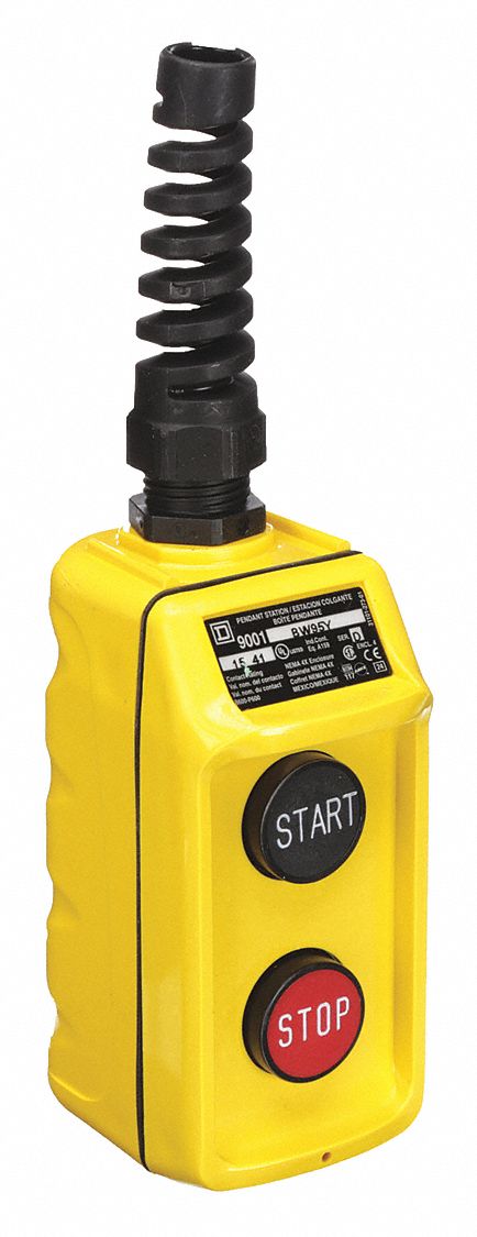 SQUARE D Estación de Botón a Presión Pendiente 1NO/1NC 2 operadores Iniciar/Parar - Estaciones ...