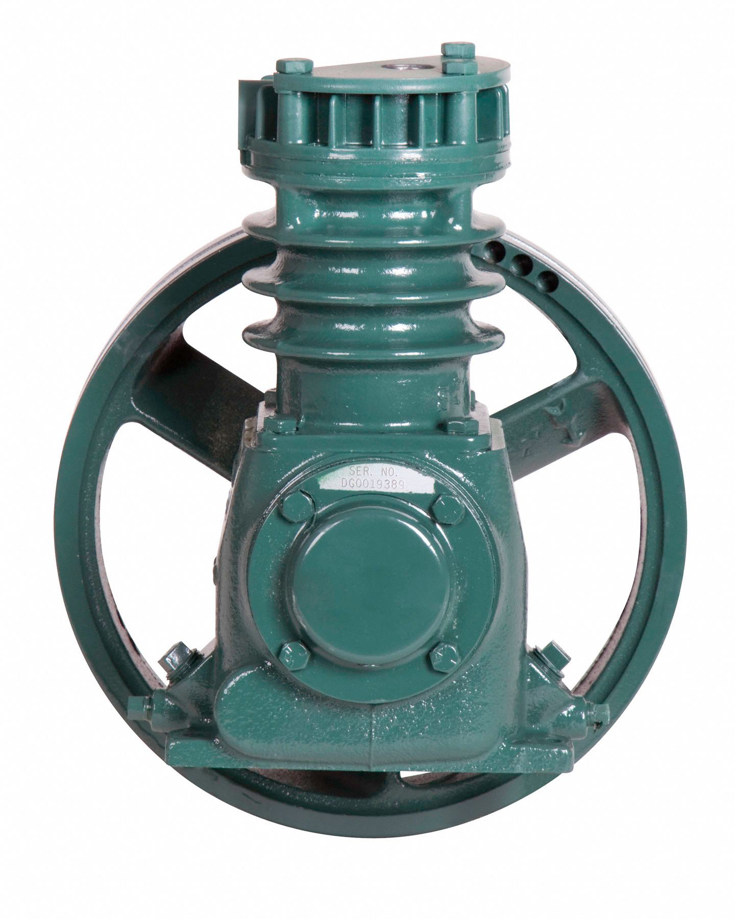 CHAMPION Air Compressor Pump: Splash Lubricated, 1 Stage, 1 hp, 2.45 ...