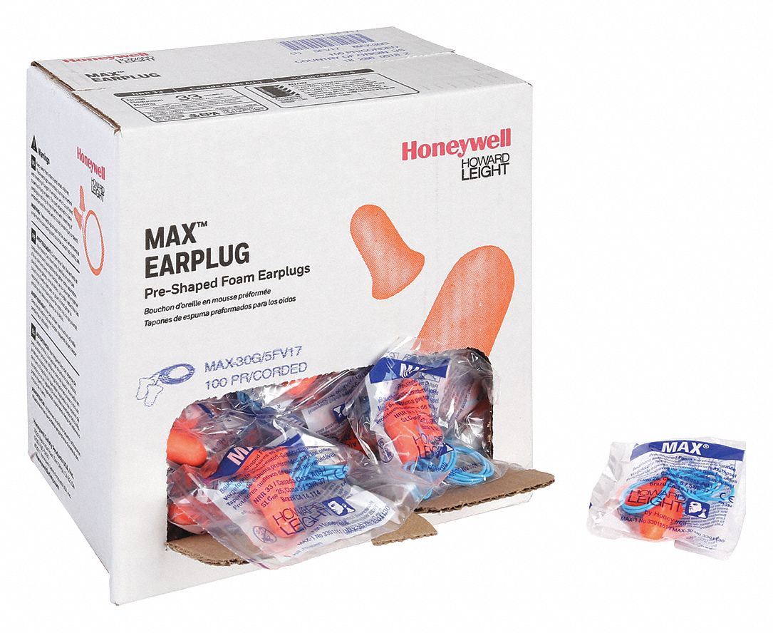 MAXIMUM, Bell, 33 dB NRR, Ear Plugs - 5FV17|MAX-30 - Grainger