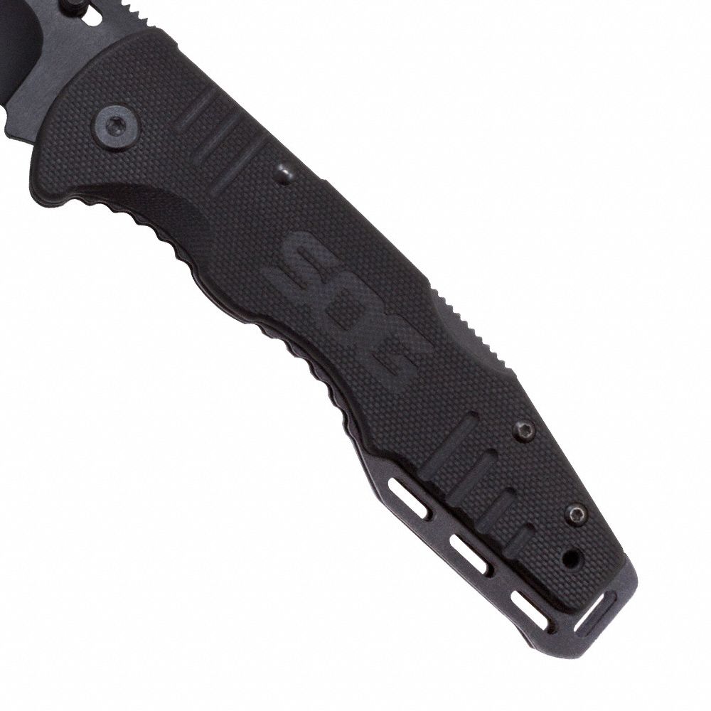 SOG Folding Knife: 3 3/4 in Blade Lg, 4 3/4 in Closed Lg, 8 1/4 in ...