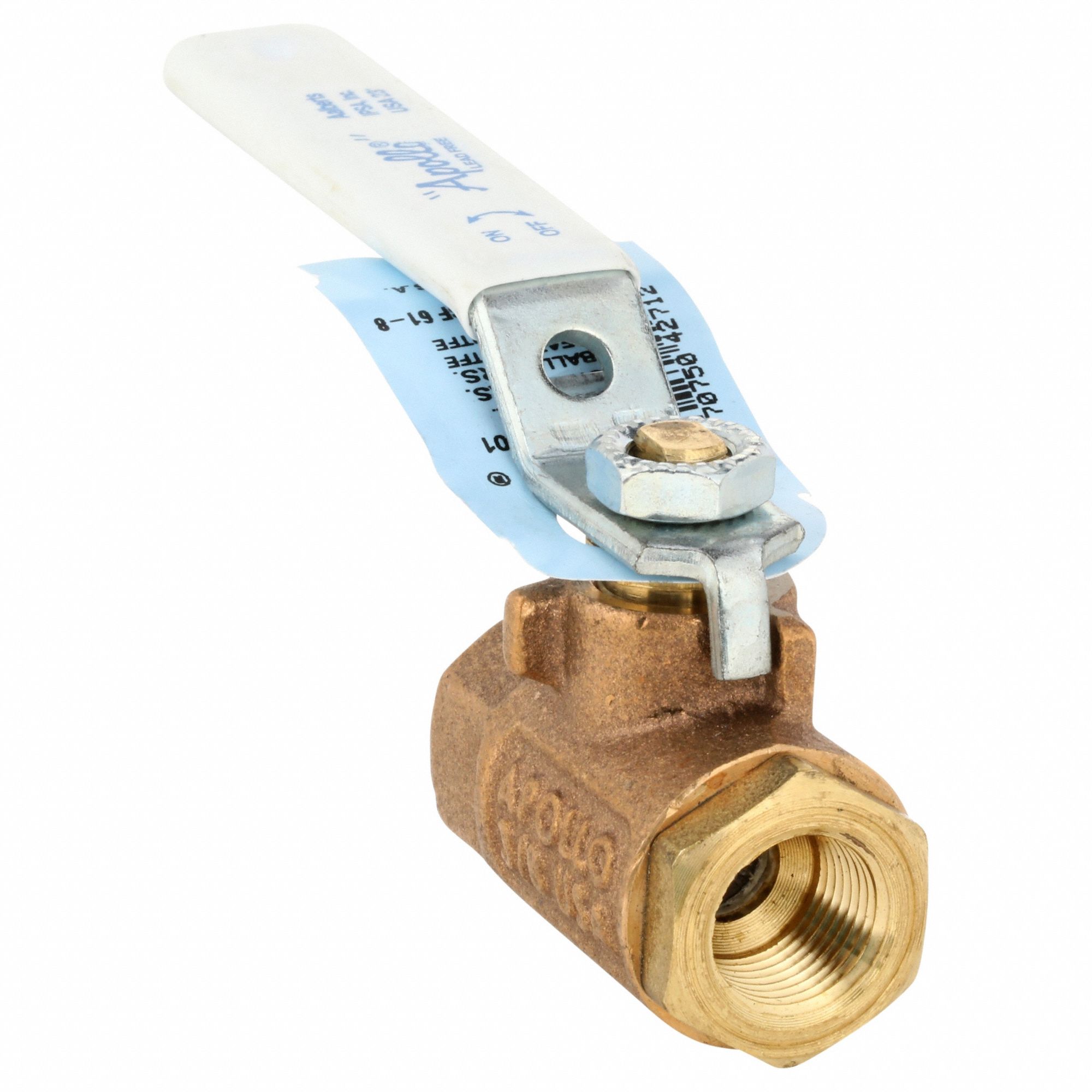 APOLLO, 3/8 in Size, Bronze, Manual Two-Way Ball Valve - 5FVZ8|70LF-102-01 - Grainger