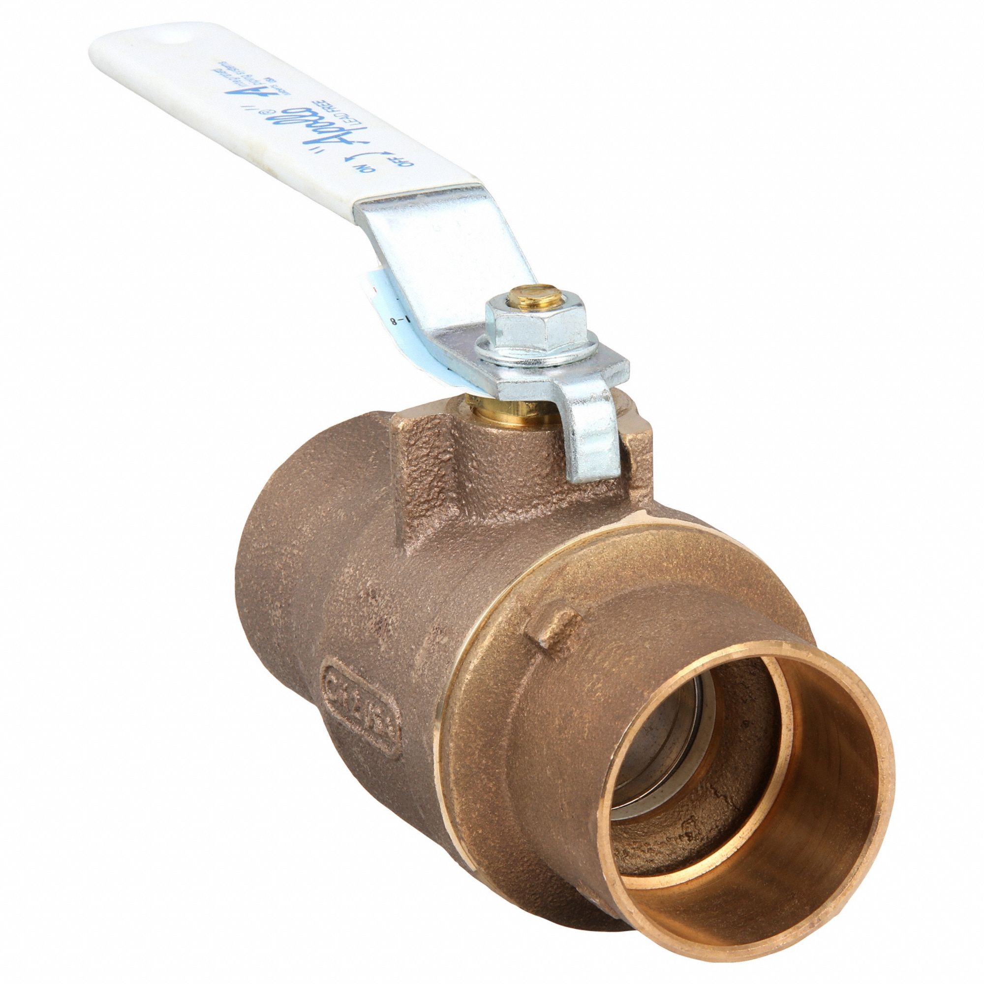 APOLLO, 2 in Size, Bronze, Manual Two-Way Ball Valve - 5FWC1|70LF-208-01 - Grainger