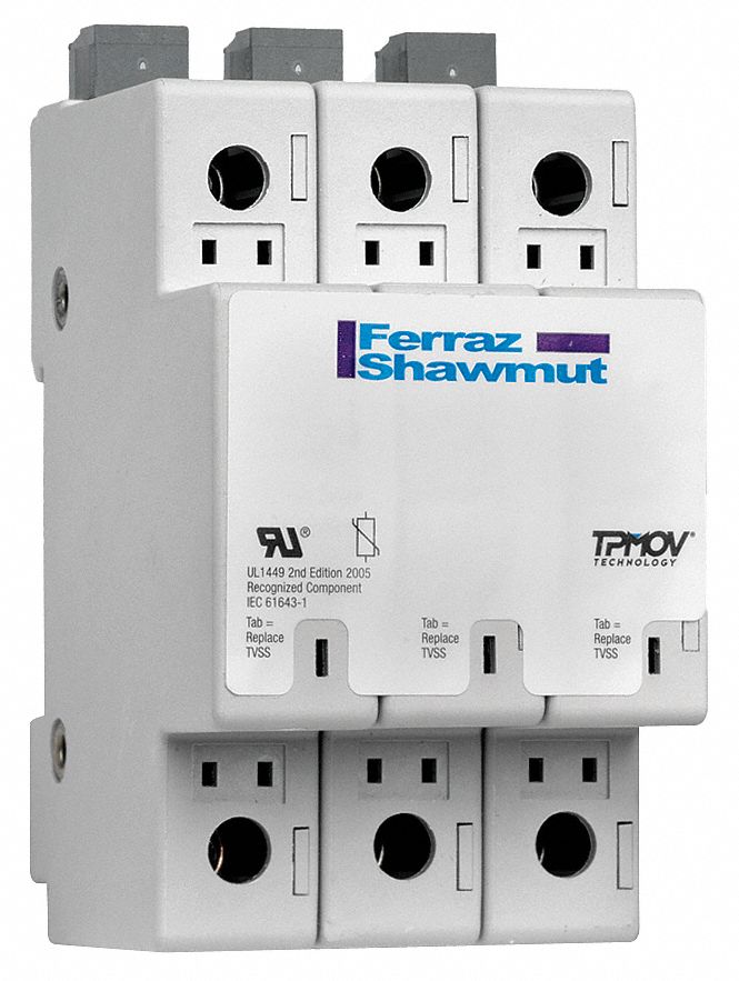 Surge Protection Device, Phase 3, Voltage 277/480V AC Wye - Grainger