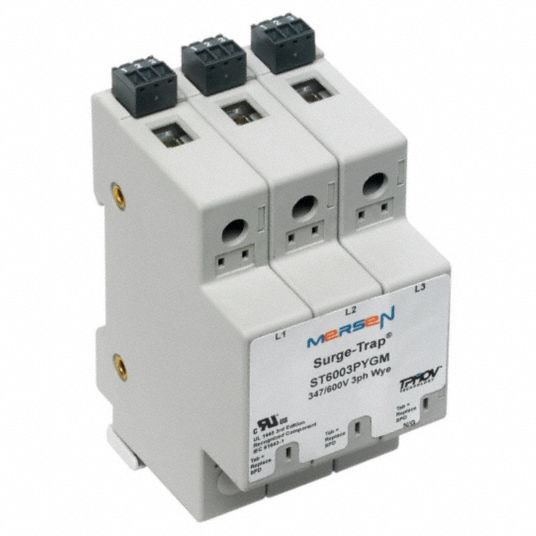 Surge Protection Device, Phase 3, Voltage 347/600V AC Wye - Grainger