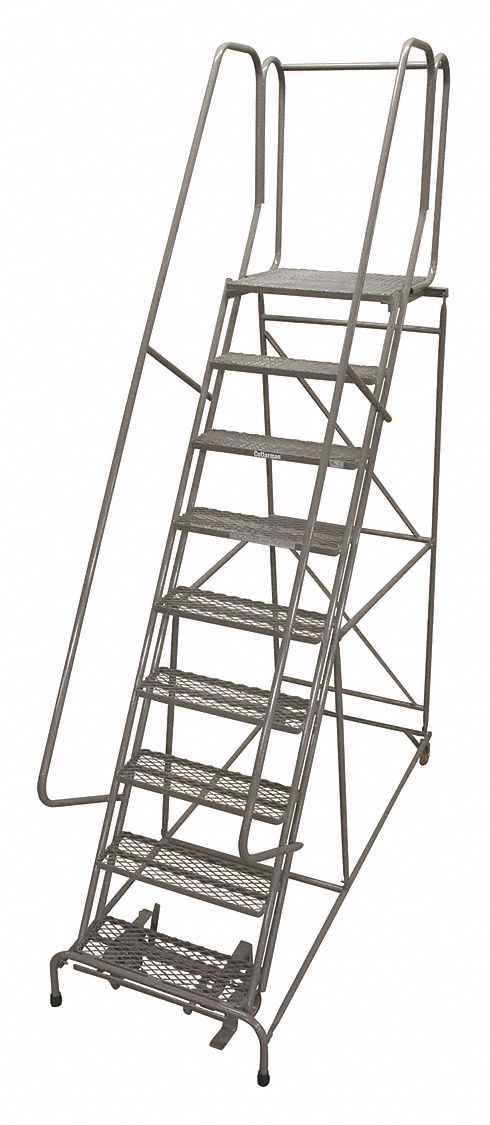 COTTERMAN, 7.5 ft Platform Ht, Assembled, Rolling Ladder - 5FYW2 ... COTTERMAN, 7.5 ft Platform Ht, Assembled, Rolling Ladder - 5FYW2 ...