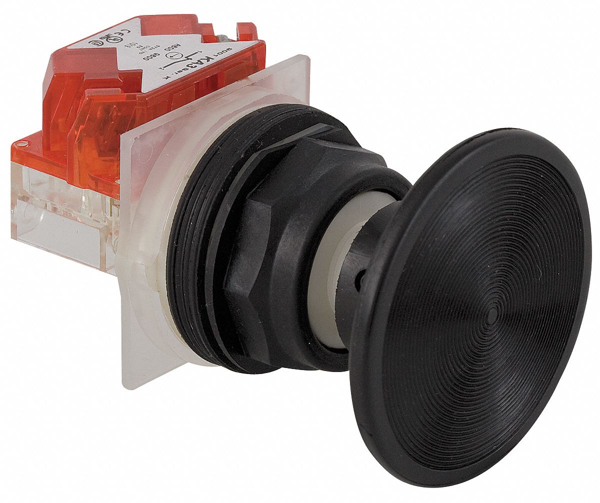 SCHNEIDER ELECTRIC, Mushroom Head Profile, Non-Metallic, Mushroom Head Push Button - 5FZJ8 ...