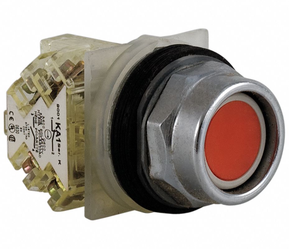 SCHNEIDER ELECTRIC Botón de Presión sin Iluminación, Tipo de Operador ...