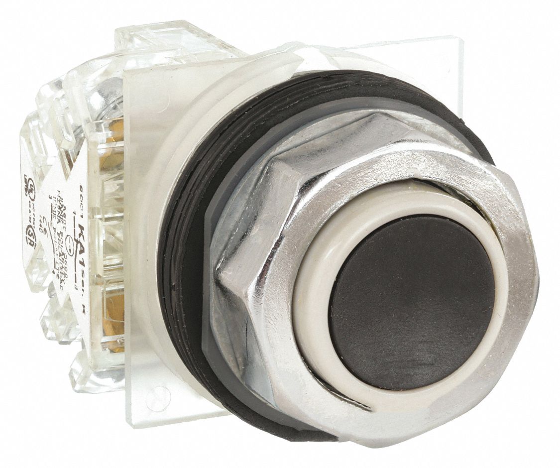 SCHNEIDER ELECTRIC, Non-Illuminated, Extended Profile, Extended Push ...