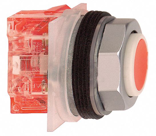 SCHNEIDER ELECTRIC, Non-Illuminated, Extended Profile, Extended Push ...