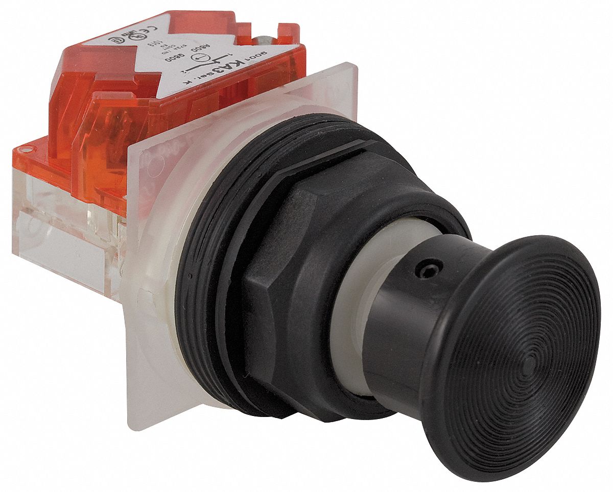 SCHNEIDER ELECTRIC, Mushroom Head Profile, Non-Metallic, Mushroom Head ...