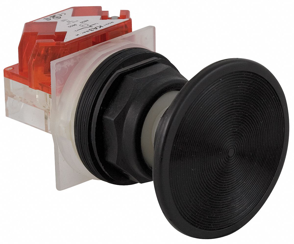 SCHNEIDER ELECTRIC, Mushroom Head Profile, Non-Metallic, Mushroom Head ...