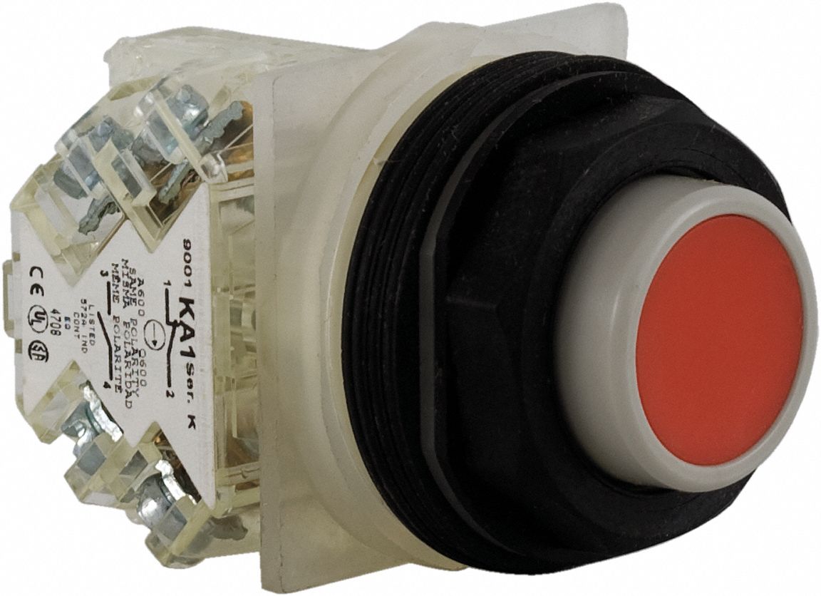 SCHNEIDER ELECTRIC, Extended Profile, Non-Metallic, Extended Push ...