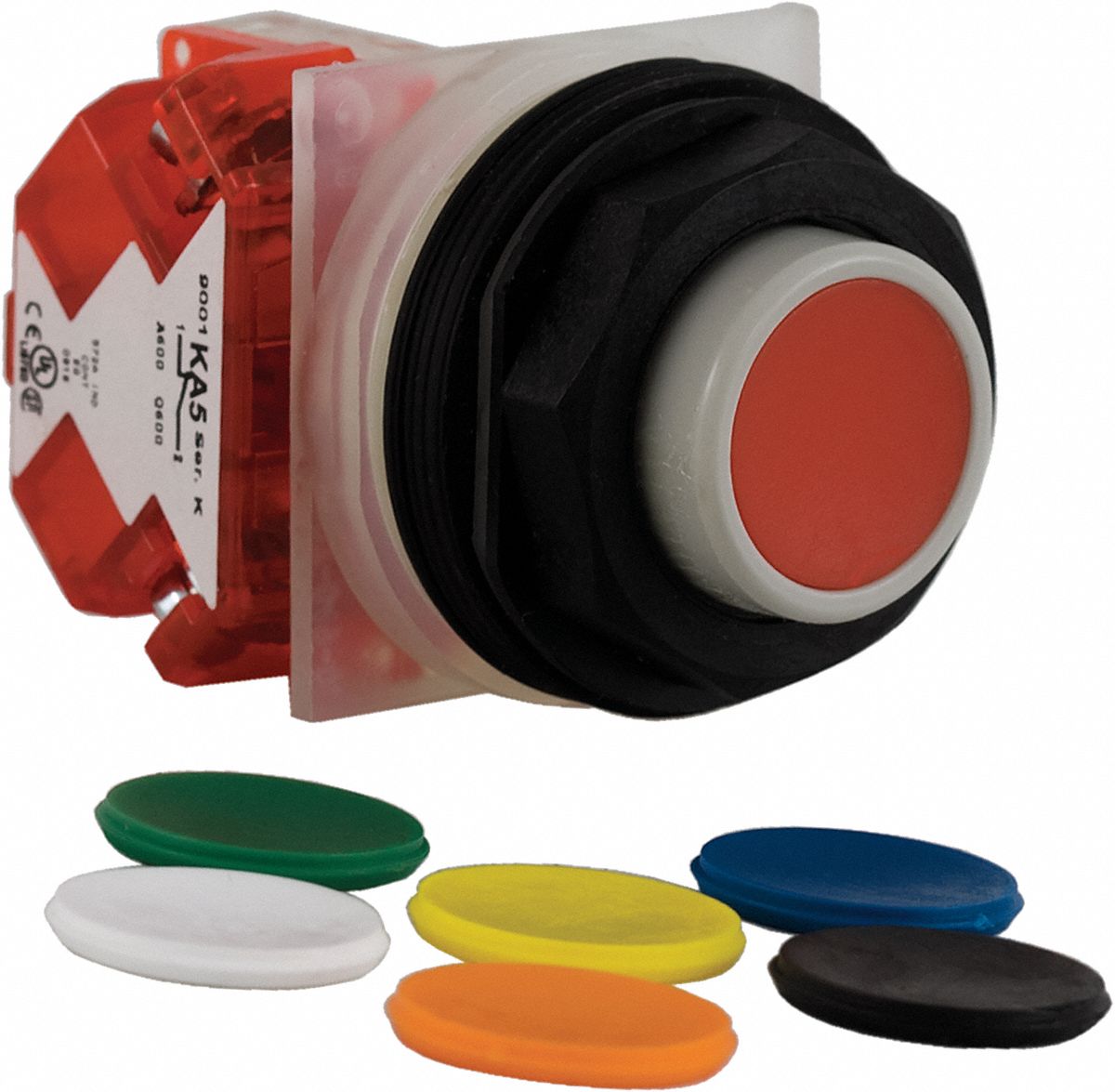 SCHNEIDER ELECTRIC, Non-Illuminated, Extended Profile, Extended Push ...