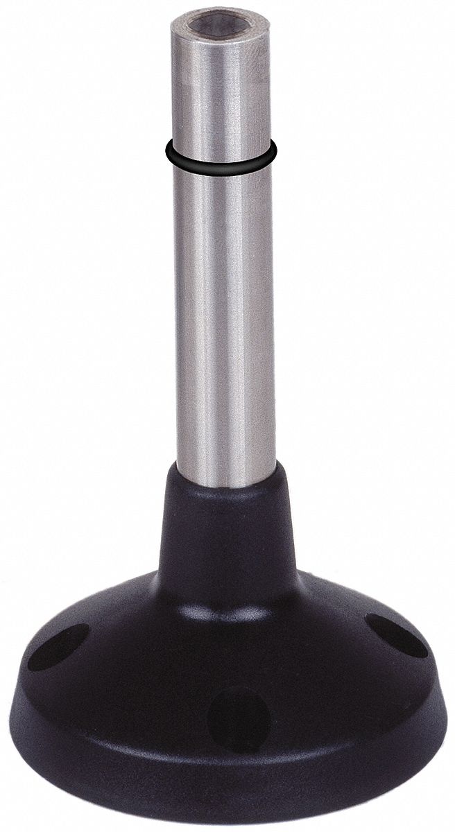 Support Tube For Use With 50mm Tower Lights, Black - Grainger