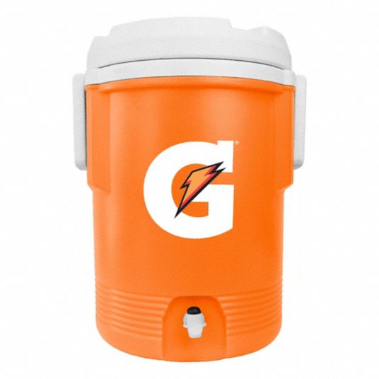 GATORADE, Orange, White, Beverage Dispenser - 3UZX6|50425SM-23 - Grainger