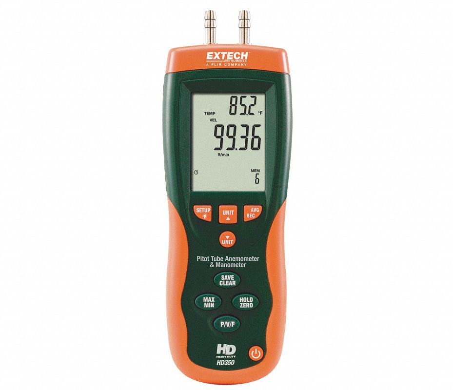 EXTECH Micromanometro Digital,Presión 0.752psi - Manómetros Digitales ...