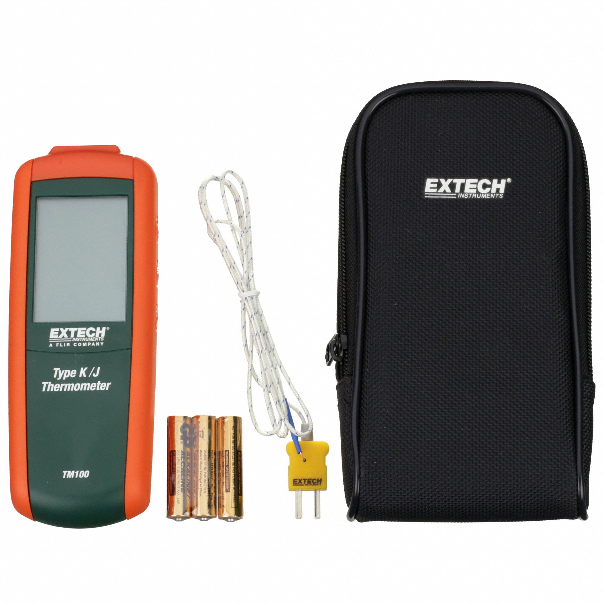 EXTECH Thermocouple Thermometer: Thermocouple Temp Meter with Min/Max ...
