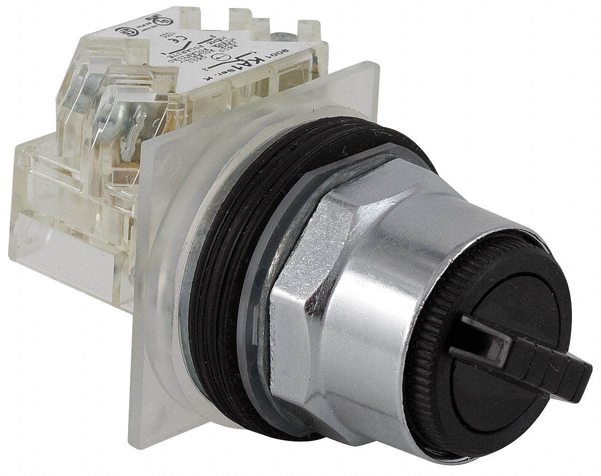 SQUARE D NON-ILLUM SELECTR SWTCH,30MM,2 POS,LEVER - Non-Illuminated ...