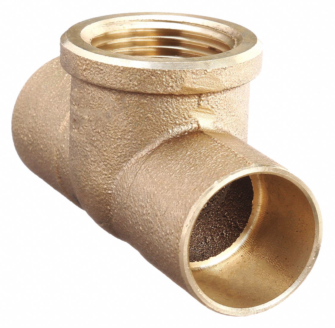 NIBCO, 1 1/4 in CTS x 1 1/4 in CTS x 1/2 in Pipe, Cup x Cup x FNPT ...