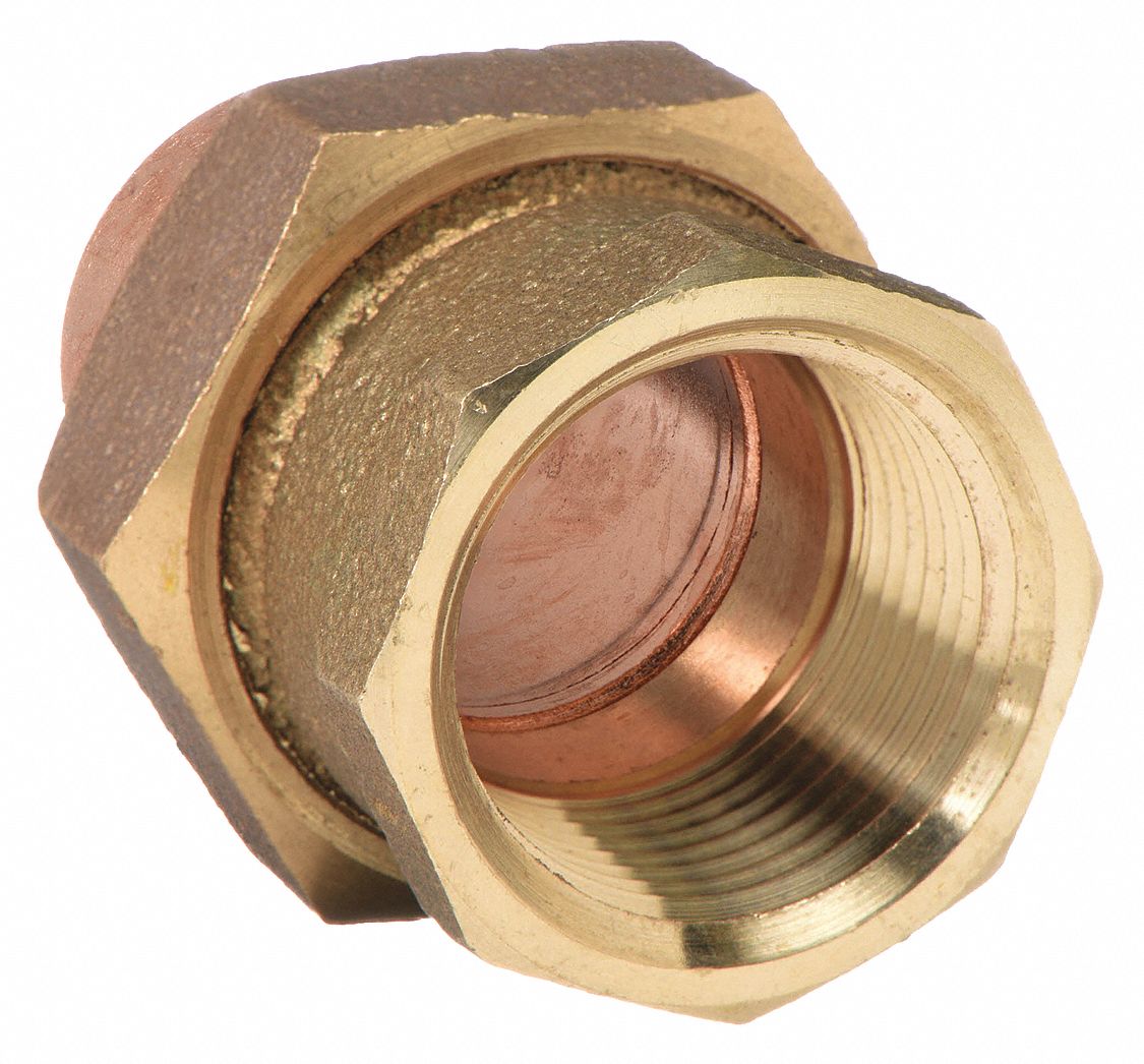 NIBCO, 1 in CTS x 1 in Pipe, Cup x FNPT, Sweat Fitting Union - 5GEY5 ...