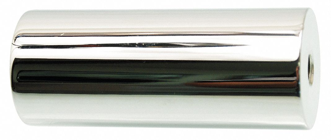 Round, Standoff, Brass, 3 in Overall Length, PK 2 - Grainger