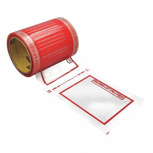 SCOTCH, 5 in x 6 in, Packing List Enclosed, Packing List Envelopes ...