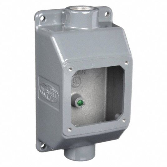 HUBBELL, 20/30 A, Feed Through, Back Box - 5GTG7|FT302W - Grainger