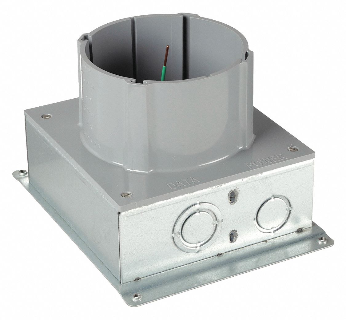 HUBBELL WIRING DEVICE-KELLEMS, Round, 1 1/4 in/1 in/3/4 in For Conduit ...